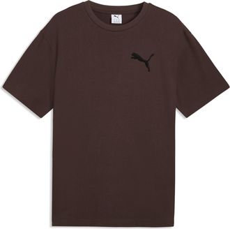 Puma Essentials Elevated Cat Logo Relaxed T-Shirt Herren, Accessoires, Braun, XXL