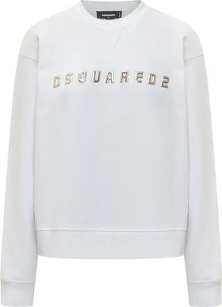 Dsquared2 sweat &agrave; logo appliqu&eacute; - Blanc