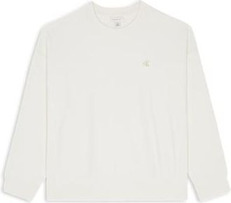 Calvin Klein Sweatshirt oversize en tissu &eacute;ponge de coton