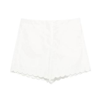 Low Classic Scalloped Shorts - - Shorts - Damen - Wei&szlig; - M