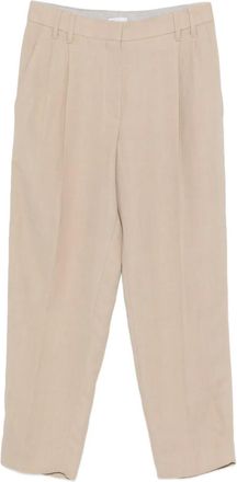 Brunello Cucinelli pleated trousers - Nude