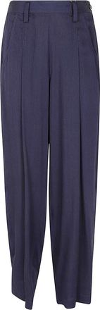 Yohji Yamamoto Casual Hose - Dunkles Jeansblau