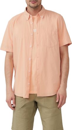 s.Oliver Regular Fit: Kurzarmhemd mit Struktur-Streifen und Button-Down-Kragen