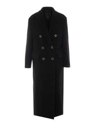 Pinko Knielanger Mantel - Schwarz