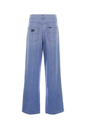 Lois Womens Embellished Denim Asha Jeans Dip Dye Crystal Exterior: Cotton