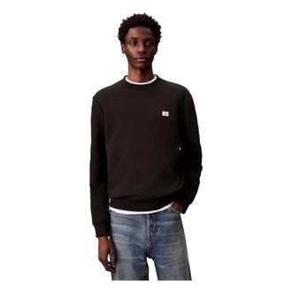 Calvin Klein Jeans Homme, Sweatshirts et sweats &agrave; capuche, Noir, Taille: 2XL maglieria e felpe Cotone