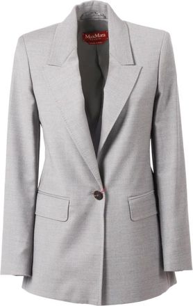 Max Mara Femme, Vestes, Gris, Taille: 44 FR Giacca Bolsena