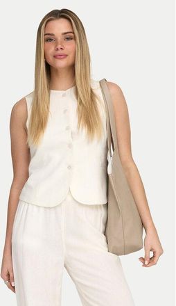Only Anzugweste Goa 15363724 Wei&szlig; Regular Fit