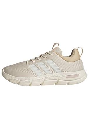 adidas Femme Cloudfoam Flex Elastic Laces Shoes, Wonder White/Off White/Sand strata, 37 1/3 EU