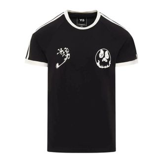 Yohji Yamamoto GFX SS Tee - - Tops - Herren - Schwarzk - S