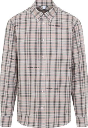 Off-white Homme, Chemises, Multicolore, Taille: M Flannel Shirt