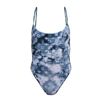 Dsquared2 Femme, Maillots de bain, Bleu, Taille: 42 FR Swimwear