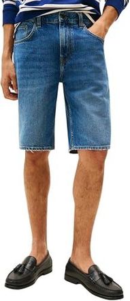 Tommy Hilfiger Short en Denim Homme Brooklyn Regular Fit, Bleu (Vista Blue), 33W