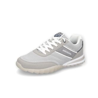 Dockers by Gerli Herren Low-Top Sneaker, Männer Halbschuhe,Wechselfußbett,Sportschuhe,Freizeitschuhe,Turnschuhe,Laufschuhe,grau,45 EU