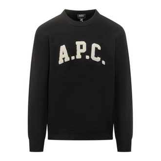 A.P.C. A.p.c., Homme, Pulls, Noir, Taille: XL Jay Sweater