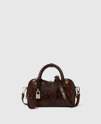 Stella McCartney Ryder Snake Crossbody Bag