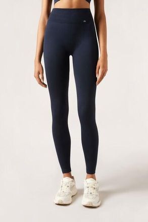Calzedonia Scrunch Leggings Blau