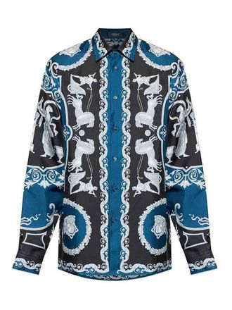 Versace Chemise - Bleu