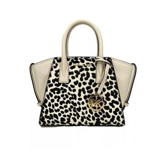 Michael Kors Femme, Sacs, Multicolore, Taille: ONE Size Sac Bandoulière Léopard Crème