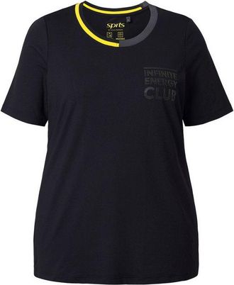 Ulla Popken T-Shirt Funktionsshirt schnelltrocknend atmungsaktiv