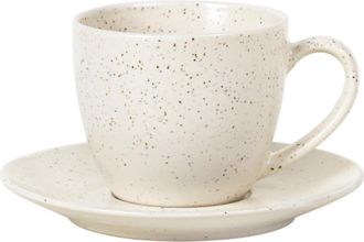 Broste Copenhagen Broste copenhagen Nordic Vanilla Cup with saucer