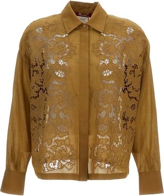 Max Mara Femme, Blouses et Chemises, Brun, Taille: 38 FR Cali Shirt