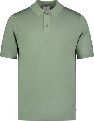 Roy Robson Leichtes Glattstrick-Poloshirt aus einem Baumwoll-Mix, Regular Fit in