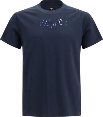 Fendi Embroidered T-shirt