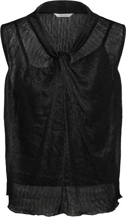 Cream CRLimia Blouse Sans Manches - Femme - Blouses et Chemises - Noir - Taille: 44 FR