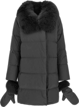 Yves Salomon Trenchcoat - Schwarz