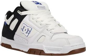 DC Stag Homme Basket, Blanc Blanc Noir Bleu Xwkb, 42.5 EU