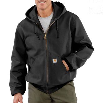 Carhartt Work in Progress Herren Thermogef&uuml;tterte Aktivjacke mit Lockerer Passform Work Utility Oberbekleidung, Schwarz, Medium