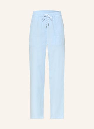 Marc Cain Hose Ranchi Mit Leinen blau