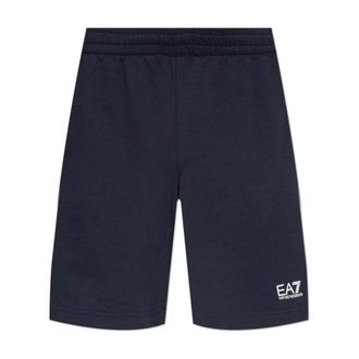 Emporio Armani Core Identity Cotton Bermuda Shorts - - Shorts - Herren - Blau - M