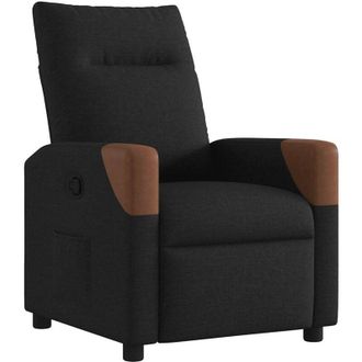 vidaXL Relaxsessel Schwarz Stoff - Vidaxl