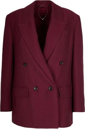 Marella Femme, Vestes, Rouge, Taille: 34 FR Fluid Blazer