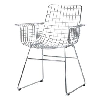 HKliving Chaise en m&eacute;tal HKliving