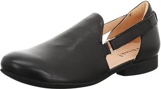 Think Guad2 Semelle Amovible Durable Tannée sans Chrome,Ballerines Femme,0000,Noir,38.5 EU