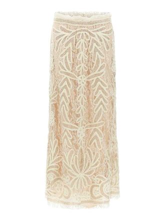 P.A.R.O.S.H. P. A.R. O.S. H. Jupe Midi - Blanc