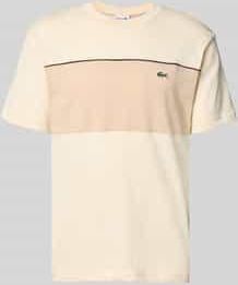 Lacoste Regular Fit T-Shirt aus reiner Baumwolle