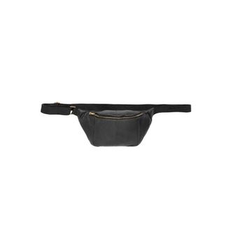 BTF-CPH Leder Bum Bag Schwarz mit Goldakzenten - - Bags - Damen - Schwarzk - ONE SIZE