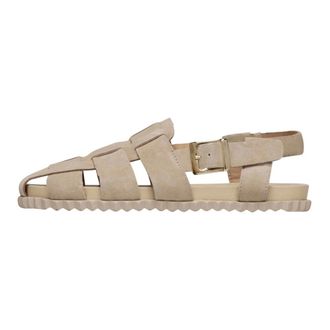 Voile Blanche Femme, Chaussures, Beige, Taille: 40 EU Alice Leather Sandal