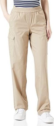 Vero Moda VMFIATRIS Mr Straight Cargo Pant Pantalons, Silver Mink, M/32 aux Femmes