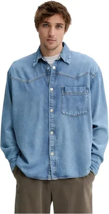 Won Hundred Homme, Chemises, Bleu, Taille: XL Chemise en jean