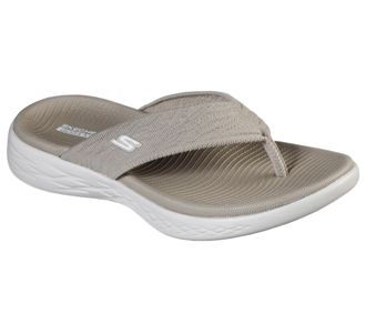 Skechers Damen ON-The-GO 600-SUNNY flip-Flops, Brown, 39 EU