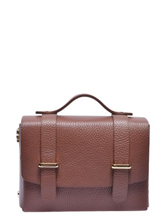Luisa Vannini Kastanienbraun Rindsledertasche