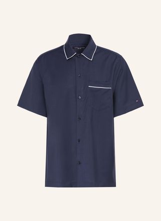 Tommy Hilfiger Kurzarm-Hemd Relaxed Fit blau