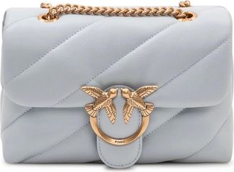 Pinko Pinko, Femme, Sacs, Bleu, Taille: ONE Size Love Puff Mini Sac Bandouli&egrave;re