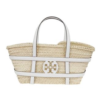 Tory Burch Femme, Sacs, Beige, Taille: ONE Size Sac Bandoulière Blanc Accessoire Élégant