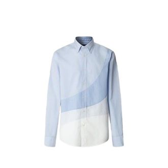 Fa&ccedil;onnable Chemise &agrave; rayures en coton